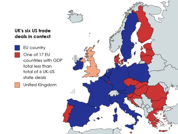 UK signs deal with 6th US state, with an economy larger than 10 EU ...