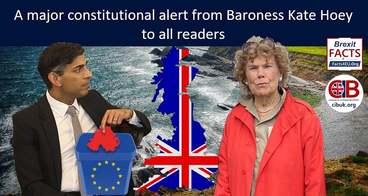 A major constitutional alert from Baroness Kate Hoey to all readers
