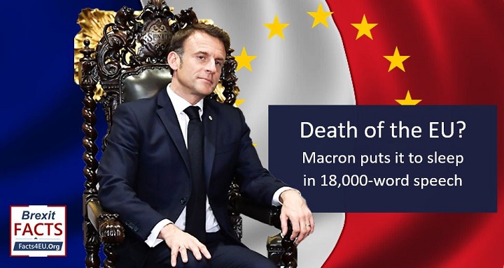 Death of the EU? Macron puts it to sleep in 18,000 word speech