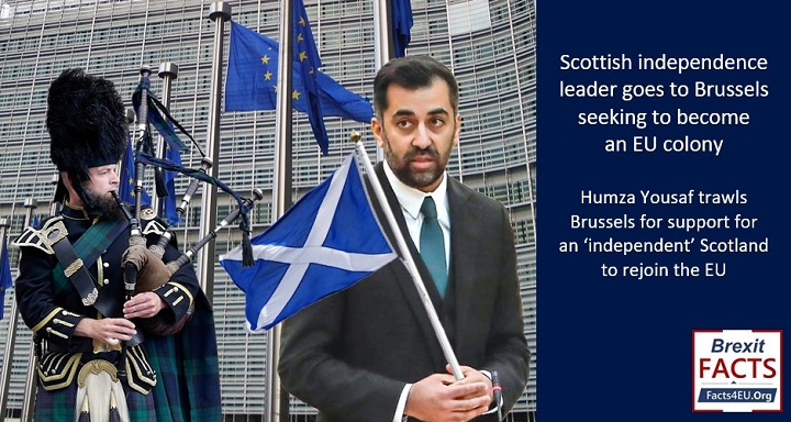 Scottish independence leader goes to Brussels seeking to become an EU ...