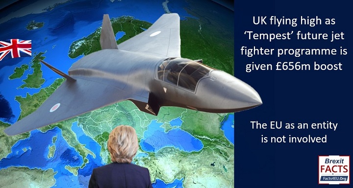 UK flying high as ‘Tempest’ future jet fighter programme is given £656m boost