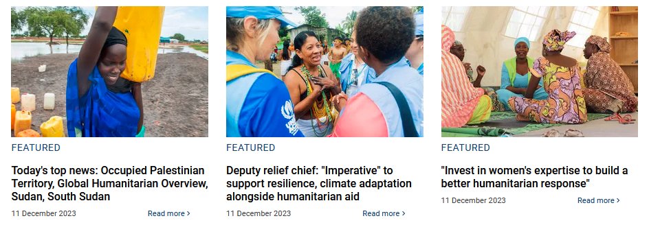 EXCLUSIVE : UK is world’s biggest donor for the UN’s humanitarian aid ...